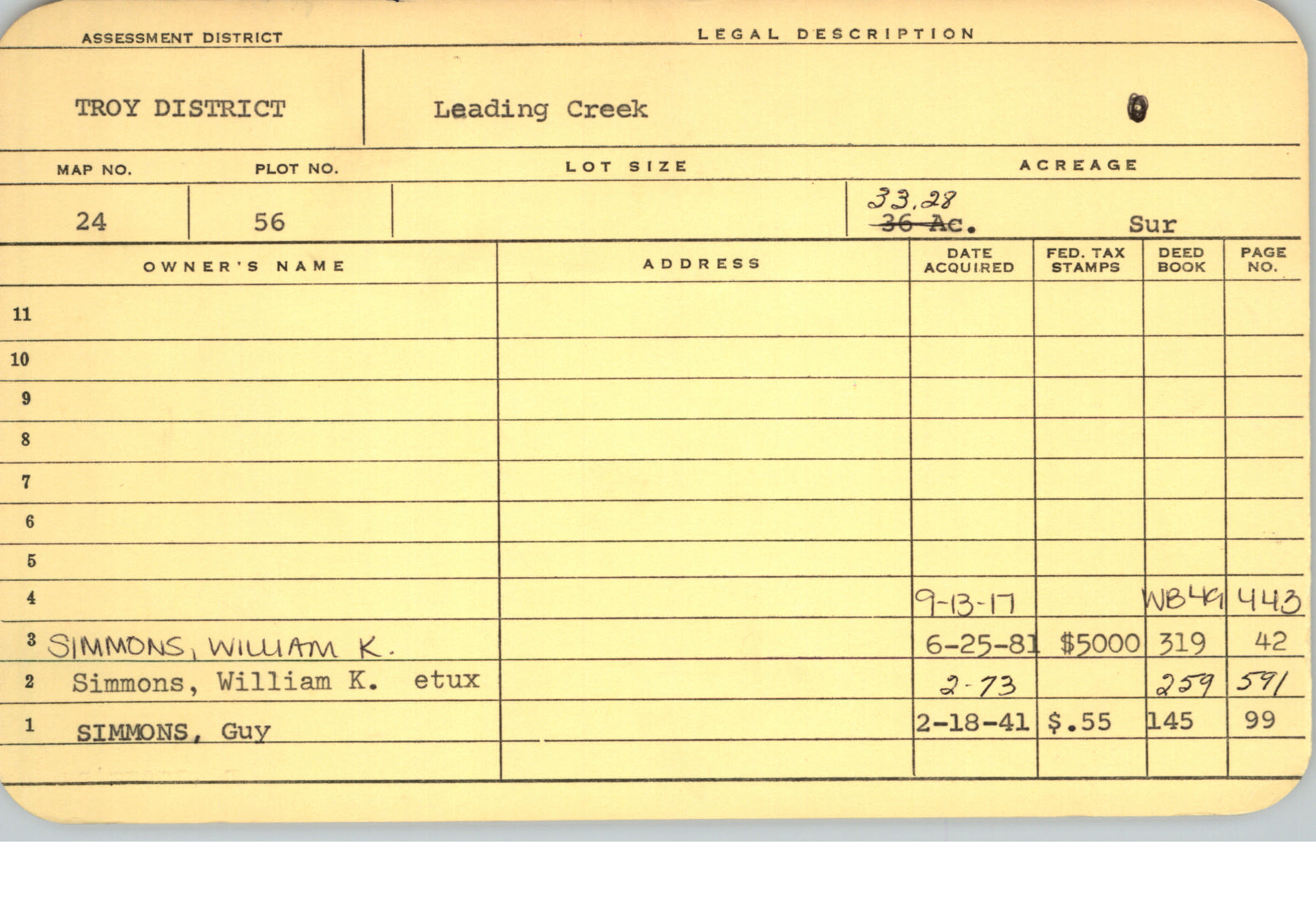 Map Card Viewer - Gilmer County Assessor